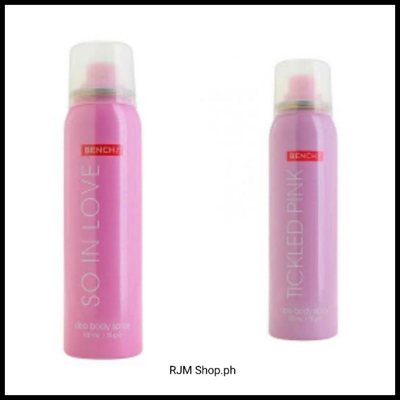 Bench body spray so in love/tickled pink 100ml | Shopee Philippines