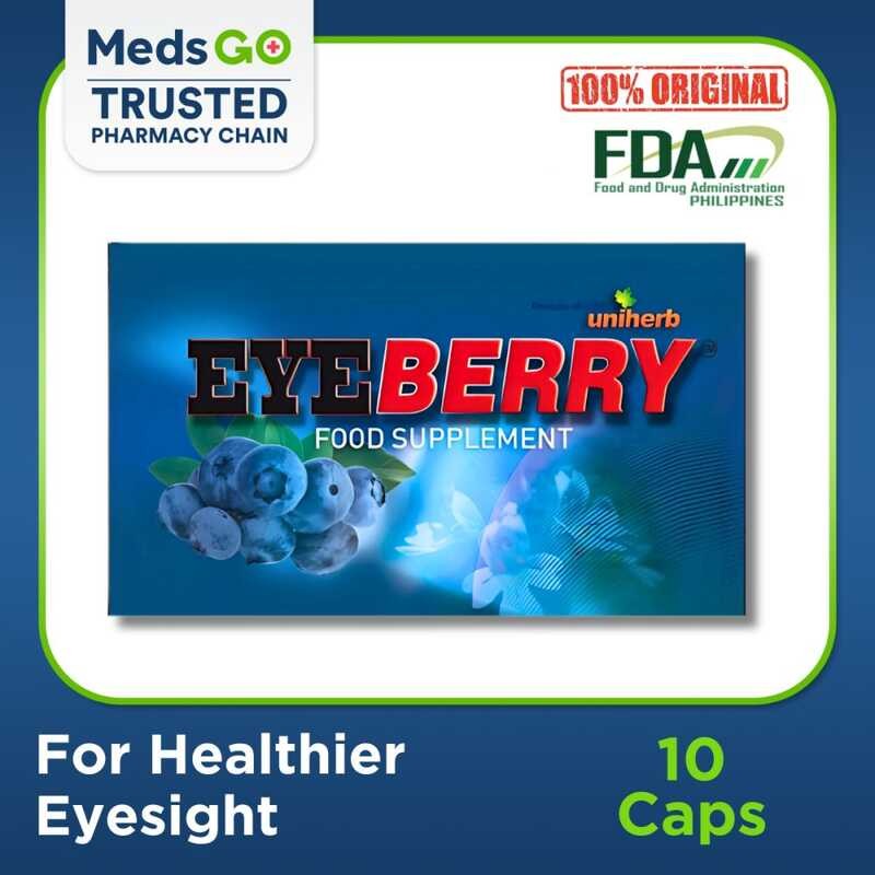 EYEBERRY Vitamin For EYE HEALTH - 10 Capsules For Eyesight 4A7 e47 ...