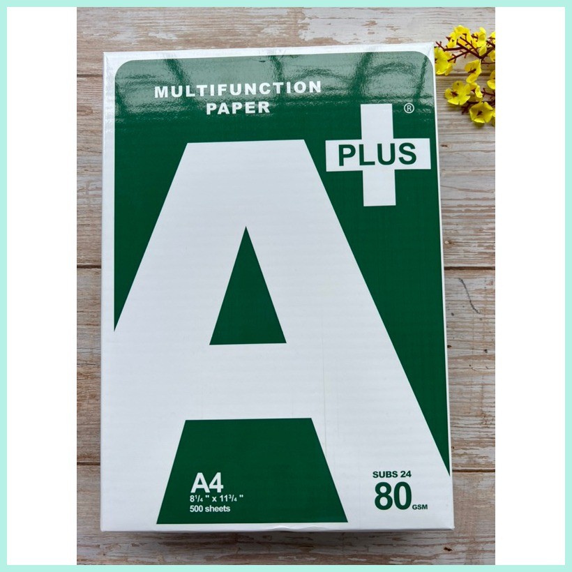 A Plus Bond Paper 80gsm sub 24 A4 (1ream / 500 sheets) | Shopee Philippines