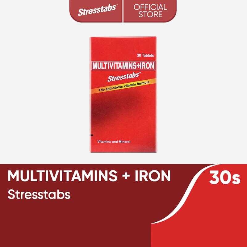 Stresstabs Multivitamins + Iron 30S Fights Stress, Restores Mental ...