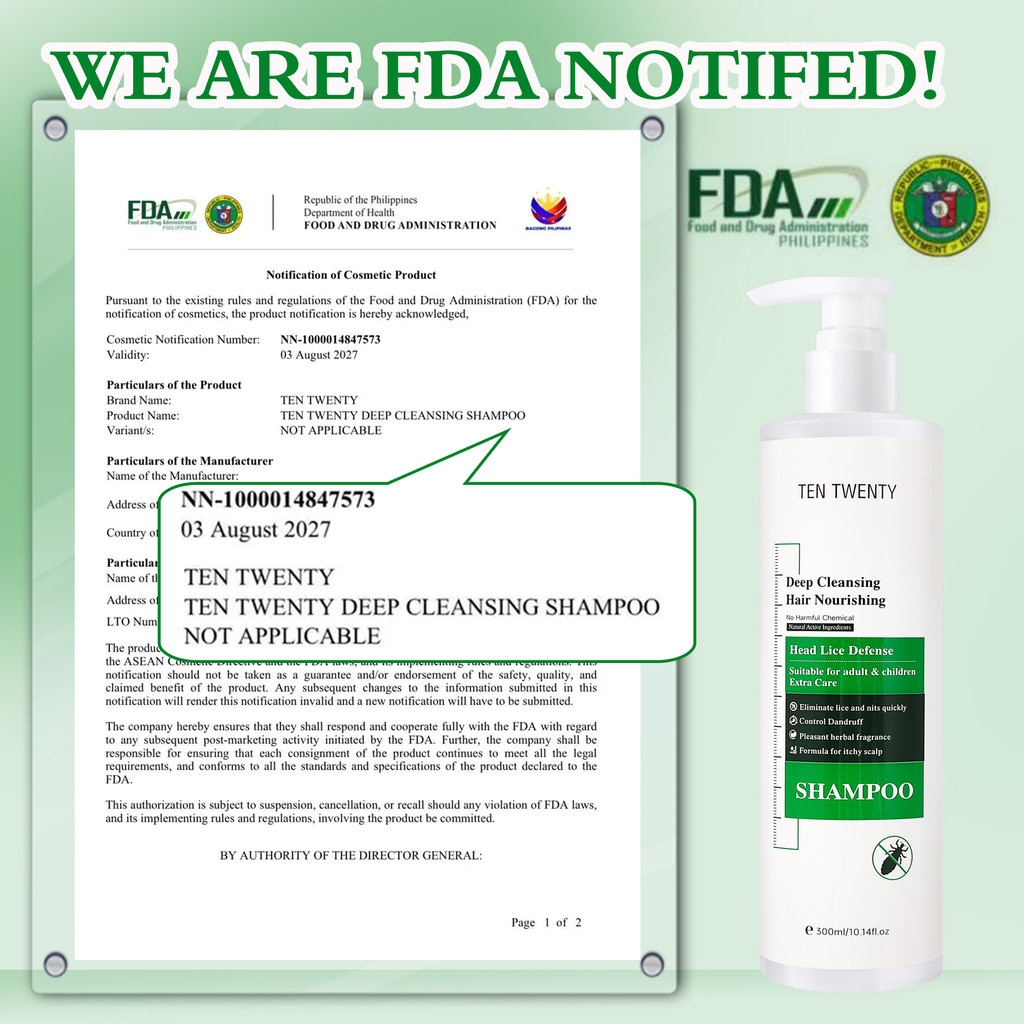 [WHOLESALE] TEN TWENTY Head Lice Defense Shampoo Lice & Nit Killer ...