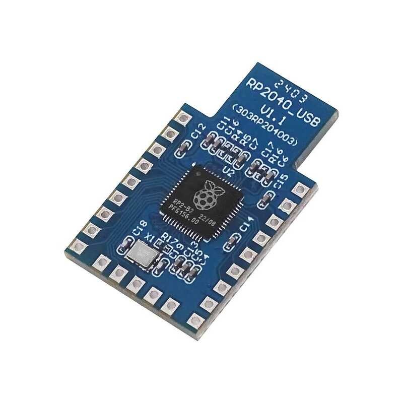 RP2040 USB Type-A Version 4MB Flash Raspberry Pi Microcontroller ...
