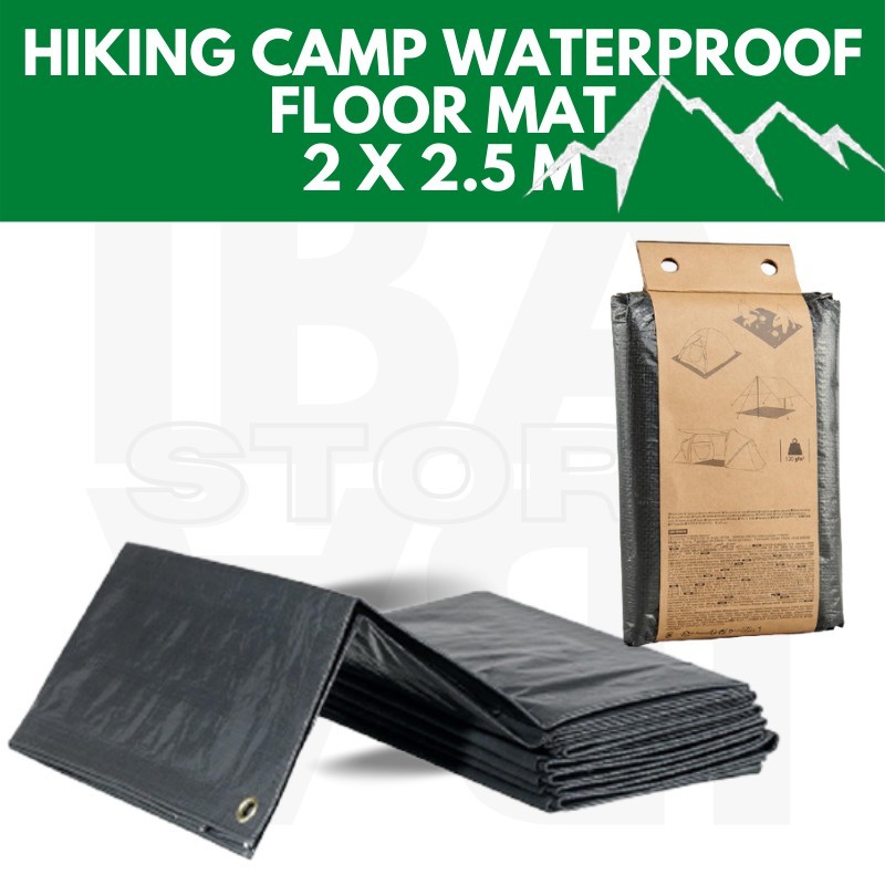 Decathlon CAMP WATERPROOF Ground Sheet 2 X 2.5 M | Shopee Philippines