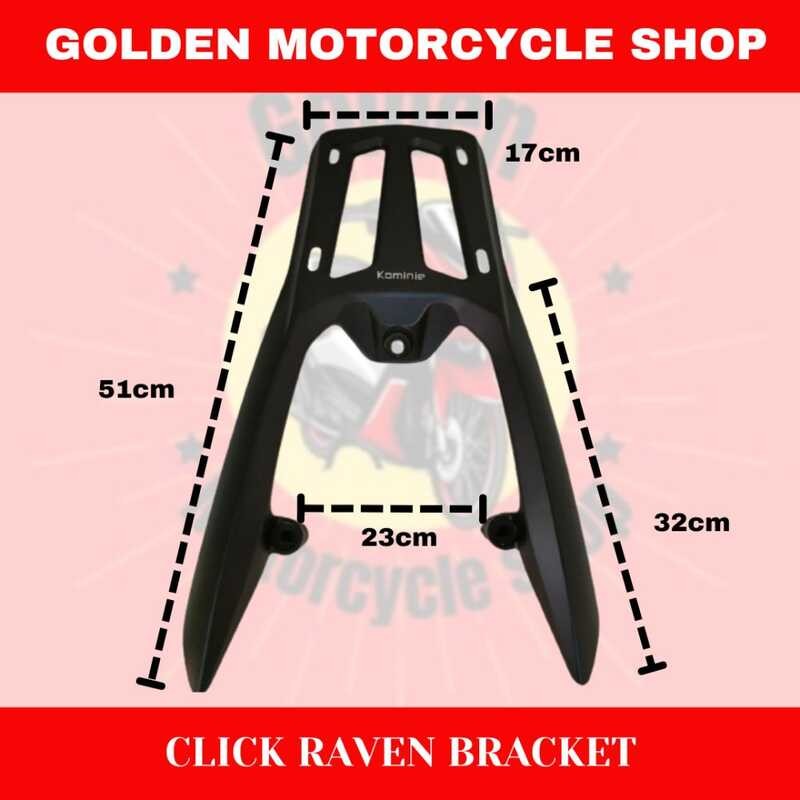 MOTORCYCLE TOP BOX BRACKET FOR HONDA CLICK 125/150 RAVEN ★ 244 204 01 ...