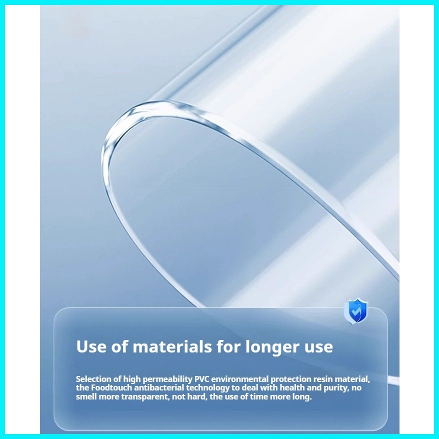 3MM Thick Round PVC Table Cloth 60-150CM Transparent Waterproof Anti ...