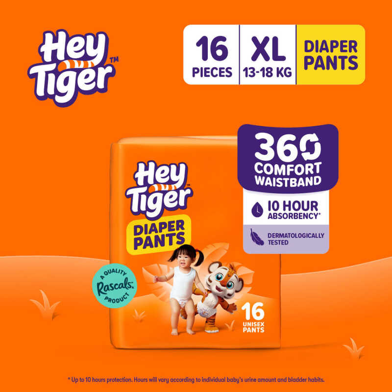 HEY TIGER XL (13-18 Kg) Convenience Pack 12 Pcs - Diaper Pants D20 ...