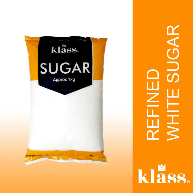 Klass Refined White Or Washed Sugar 1Kg 7Cb 036 | Shopee Philippines