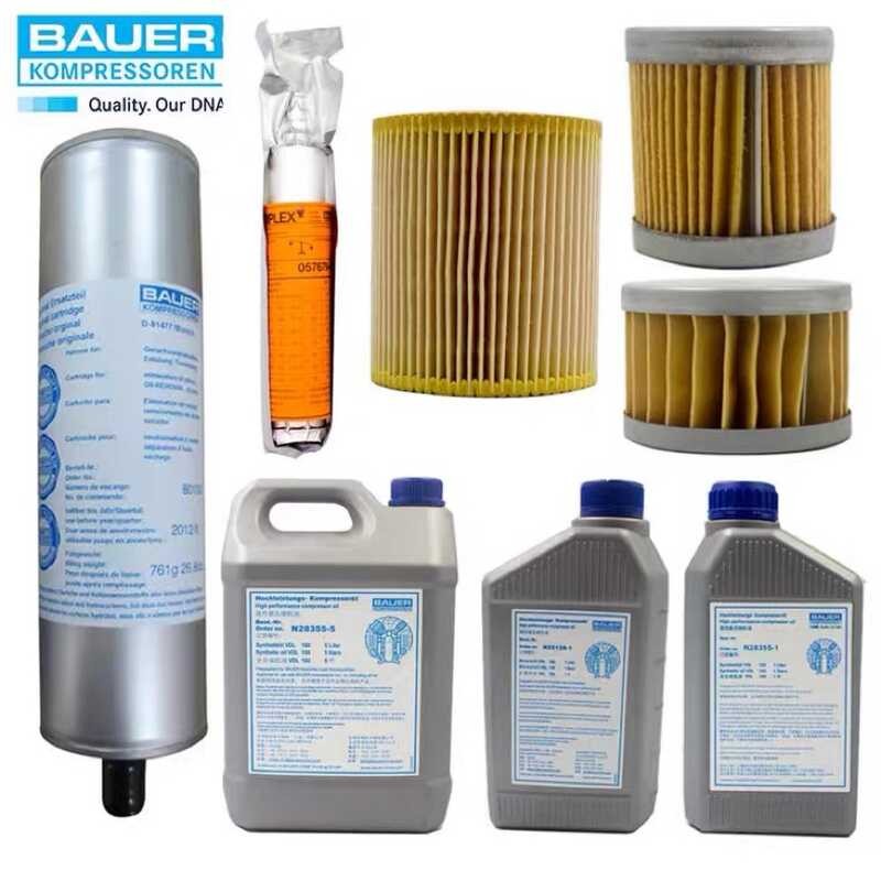 German BAUER Air Compressor Accessories Activated Carbon Oil Filter ...