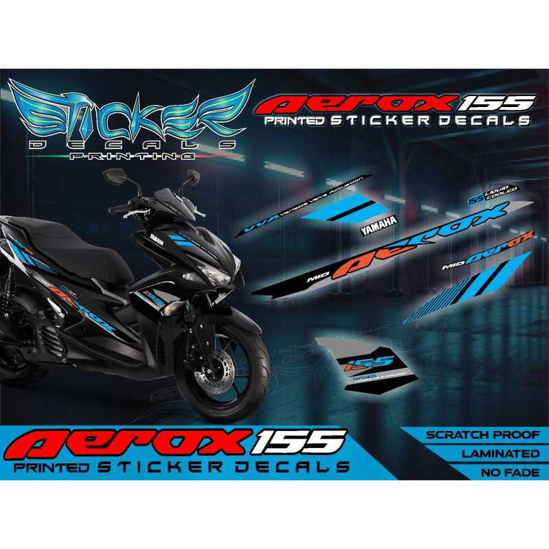 Aerox V1 Customized Design Sticker Decals | Shopee Philippines