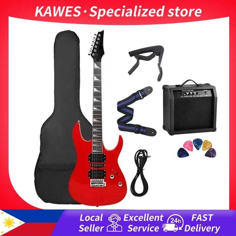 KAWES Double Rocker Professional Metal 6 Strings 24 Frets Electric ...