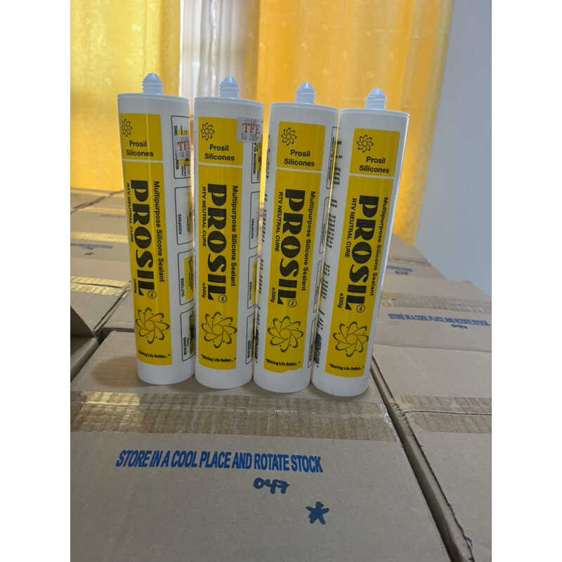 Prosil Silicone Sealant Per Piece Expiration Date; January 2026 B62 ...