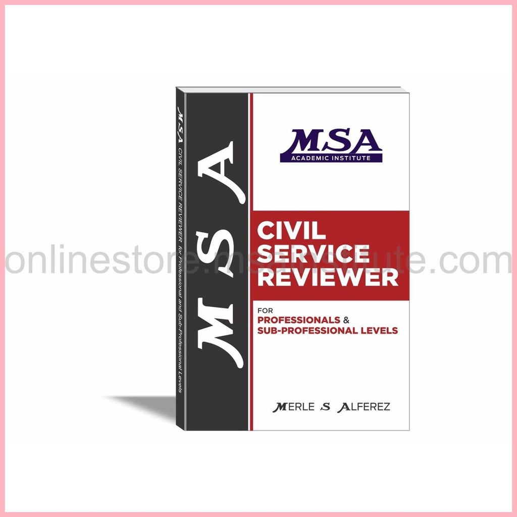 MSA Civil Service Reviewer for Professional and Sub-Professional ...