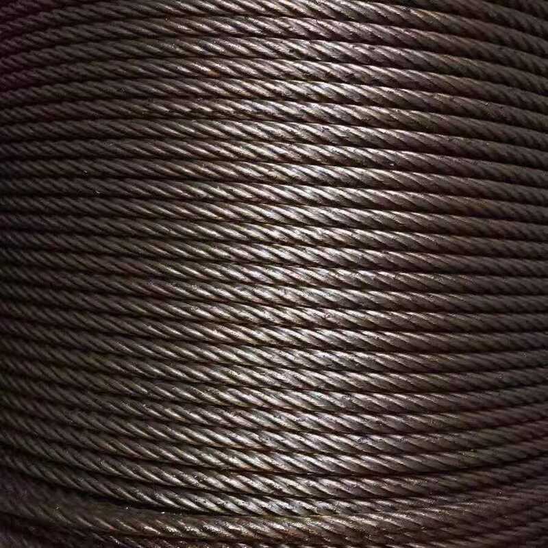 Oil-resistant Steel Wire Rope Six-strand Lifting Hoist Hemp Core Cable ...