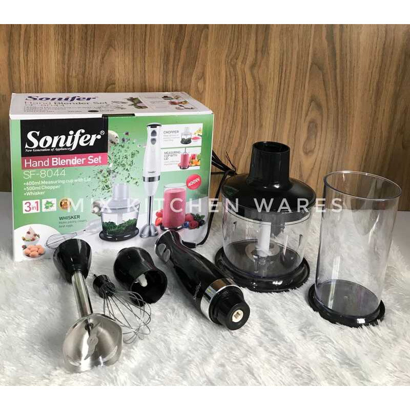SONIFER HAND BLENDER SET Sf-8044 E0 | Shopee Philippines