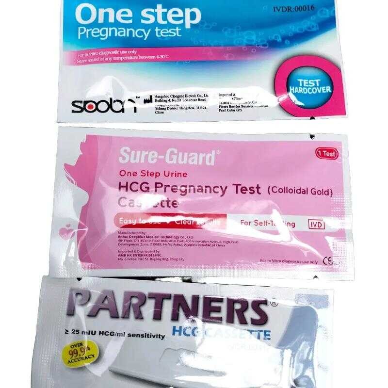 0Ne Step Pregnancy Kit/Sure Guard/Partners Rapid Detection Pregnant ...