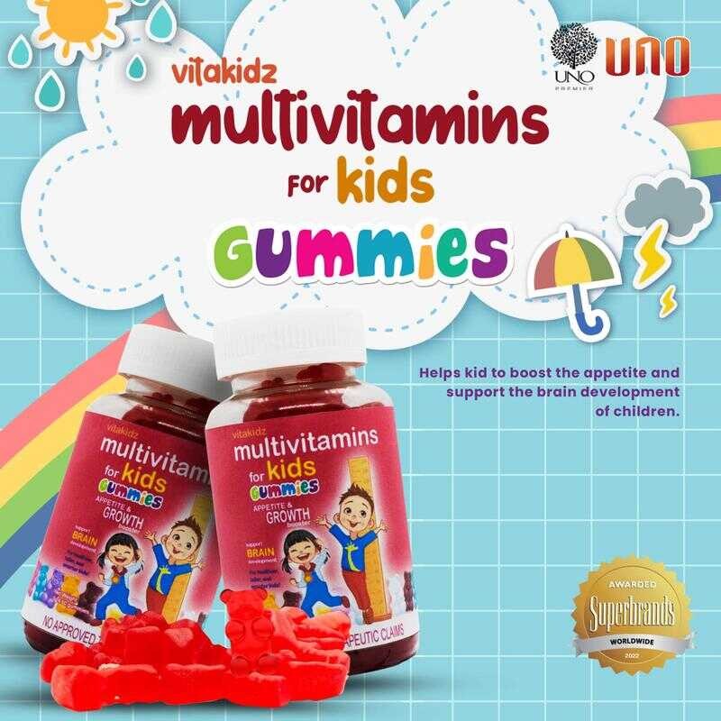 UNO Vitakidz Gummies Multivitamins For Kids | Pampagana Kumain ...