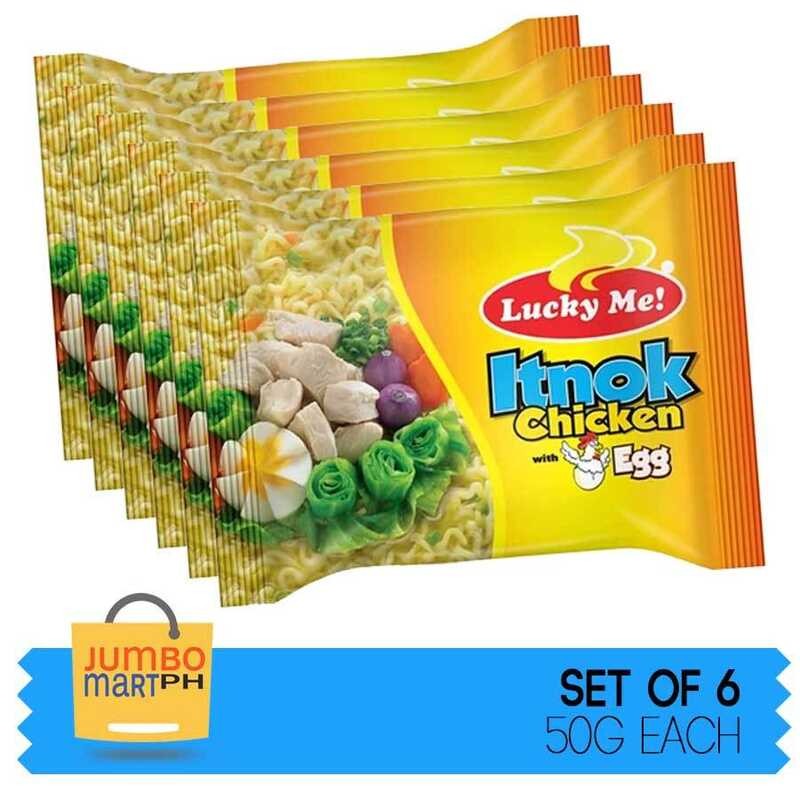 LUCKY ME ITNOK INSTANT MAMI CHICKEN WITH EGG FLAVOR 50G / SET OF 6 Fb2 ...