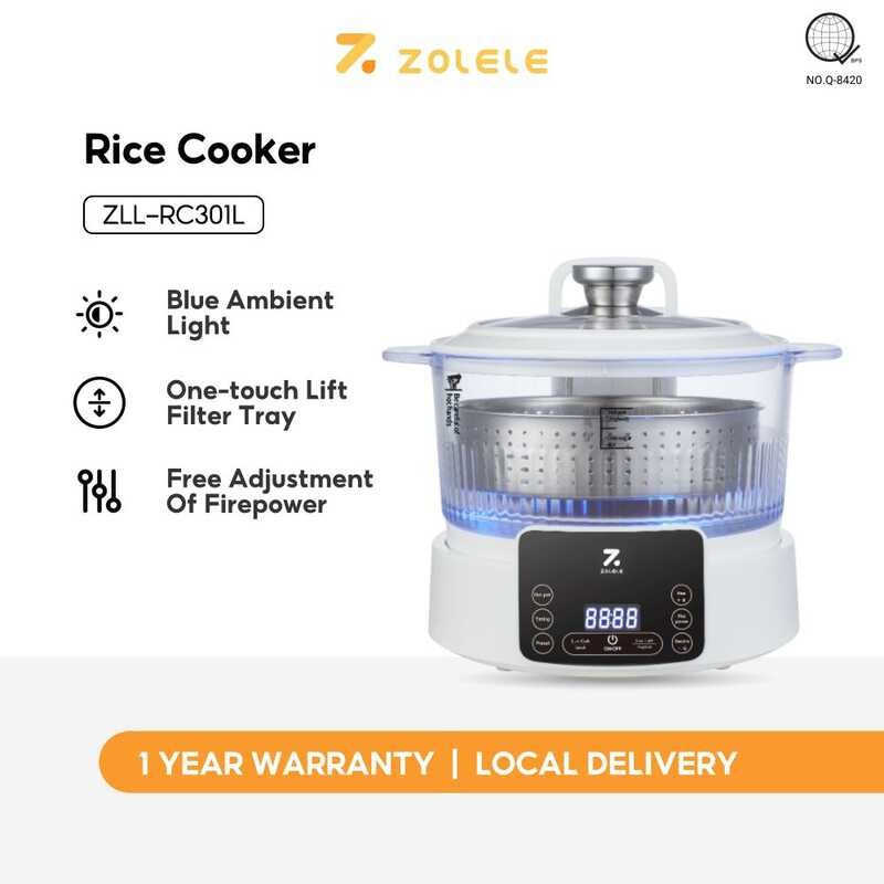 ZOLELE Rc301l Lifting Visual Low Sugar Rice Cooker 3L Hot Pot ...