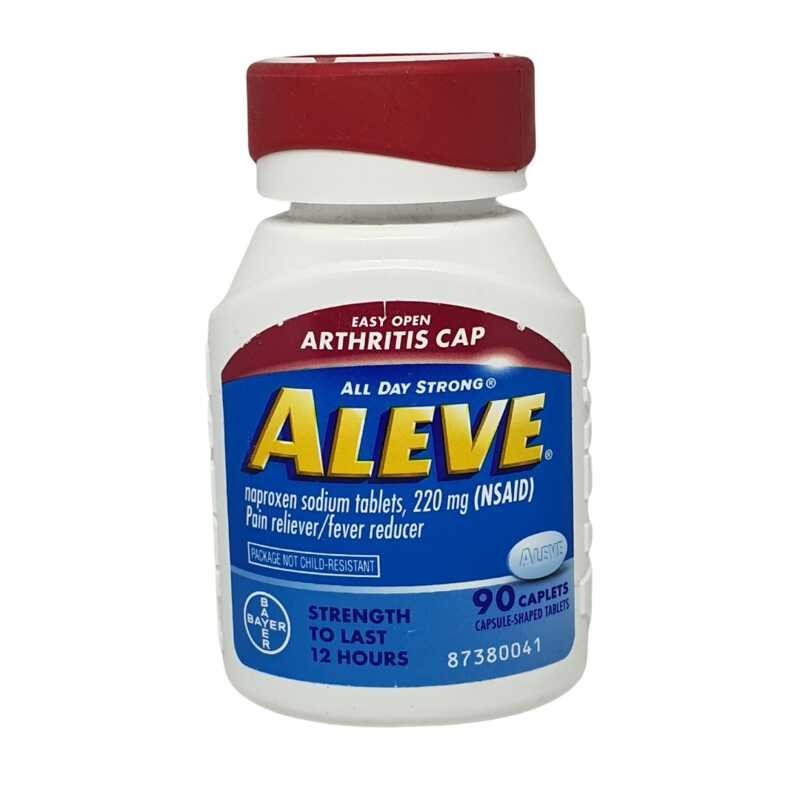 Aleve Arthritis Cap Sodium Tablets 200Mg 90 Caplets FDA | Shopee ...