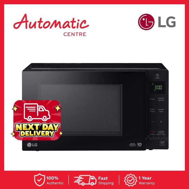 LG Smart Inverter Neochef Ms2535gib Black 25L Microwave Oven With ...