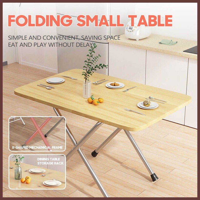 ☺ ¥COD¥ Folding Dining Table Portable Desk Computer Table MultiPurpose ...