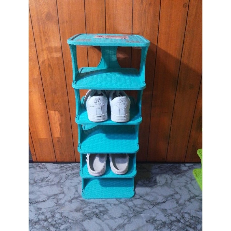 5 layer shoe rack. storage rack, plastic storage rack, lalagyan ng ...