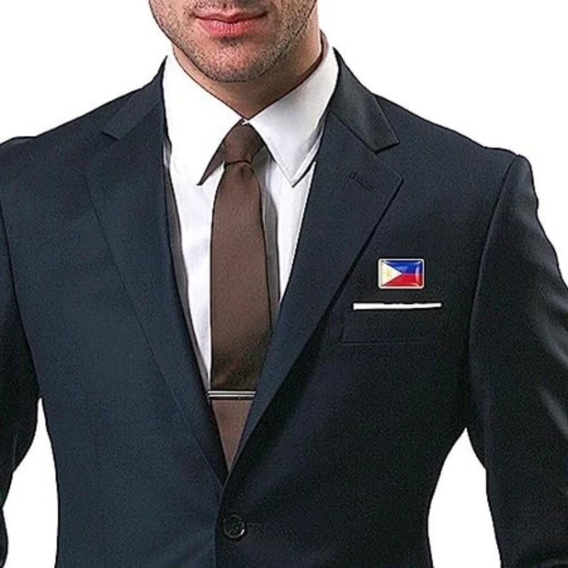 5pcs Philippines Flag Lapel Pins Bulk Metal Filipino Philippine Brooch ...
