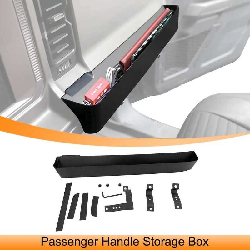 Car Front Passenger Grab Handle Storage Box Organizer Tray For Ford ...
