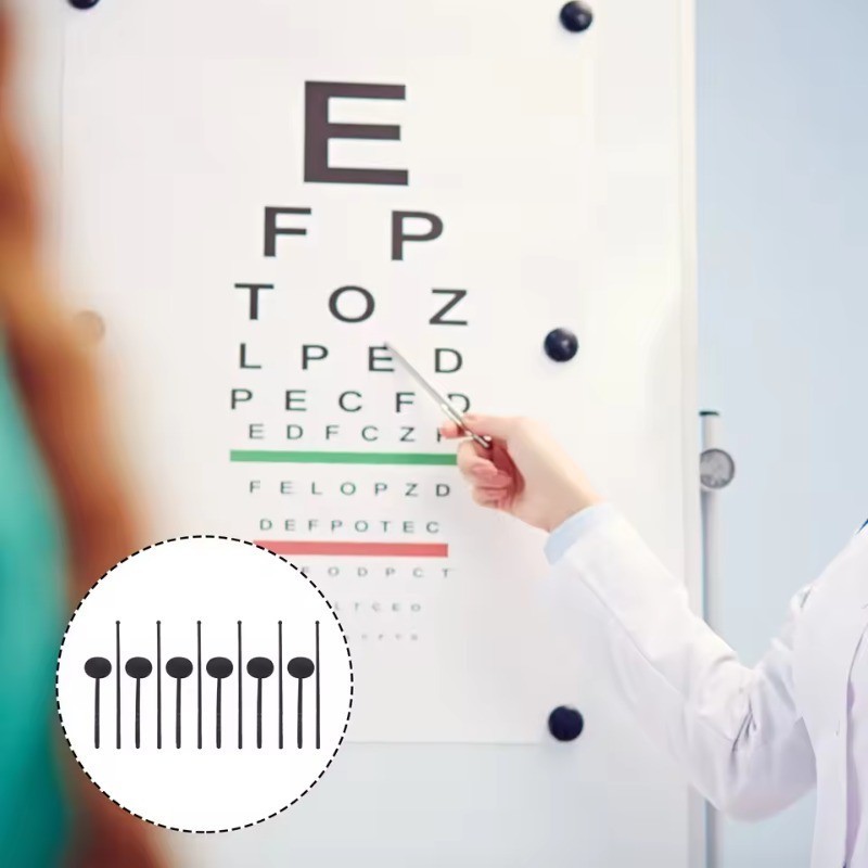 Plastic Black Handheld Eye Occluder Instruments For Eye Exam Chart ...