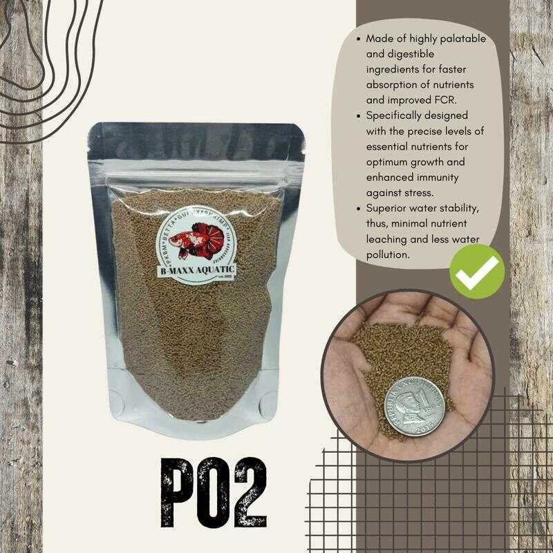 Po2 Feeds| High Protein & Low Fat For Aquarium Fish B6d | Shopee ...