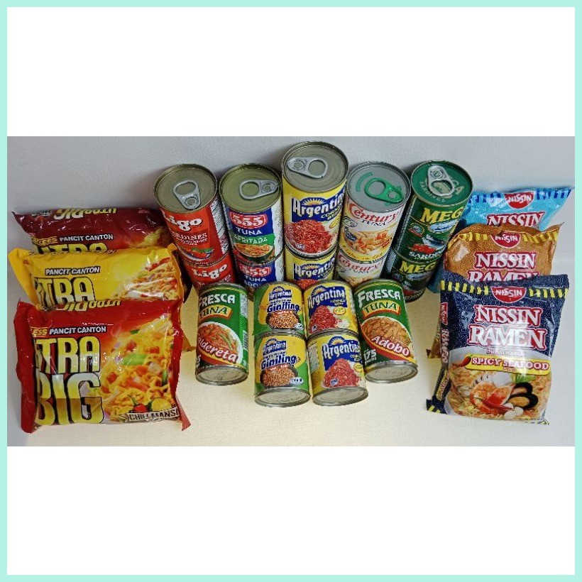 Grocery Package ( Canton/Noodles & Canned Goods ) | Shopee Philippines