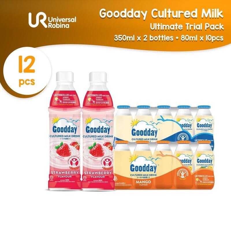 Goodday Ultimate Trial Pack - 2X Strawberry 350Ml, Mango 80Ml, 5X Original 80Ml 4Cf | Shopee ...