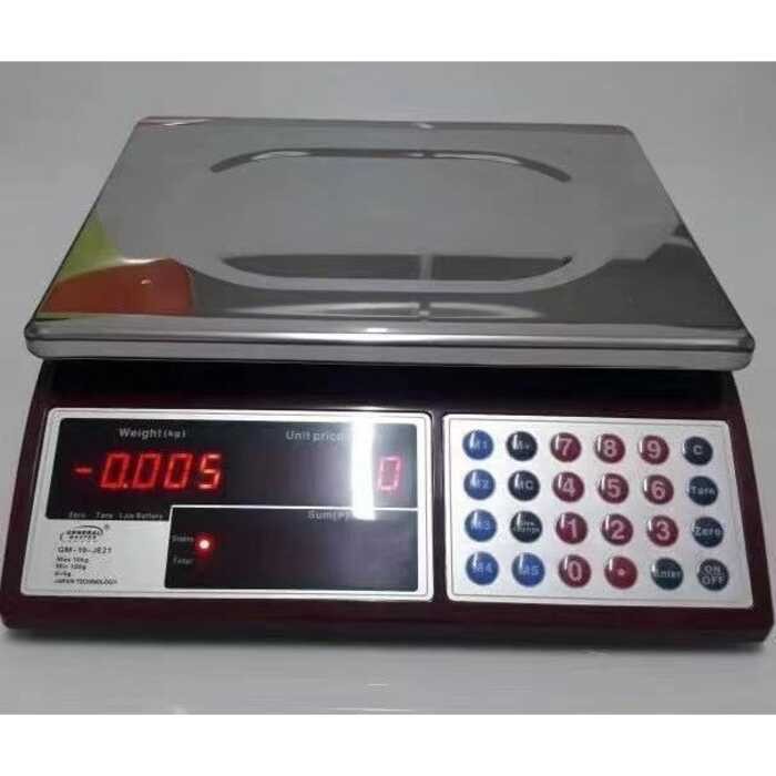 General Master Digital Weighing Scale Price Computing 10Kg 15Kg 30Kg ...