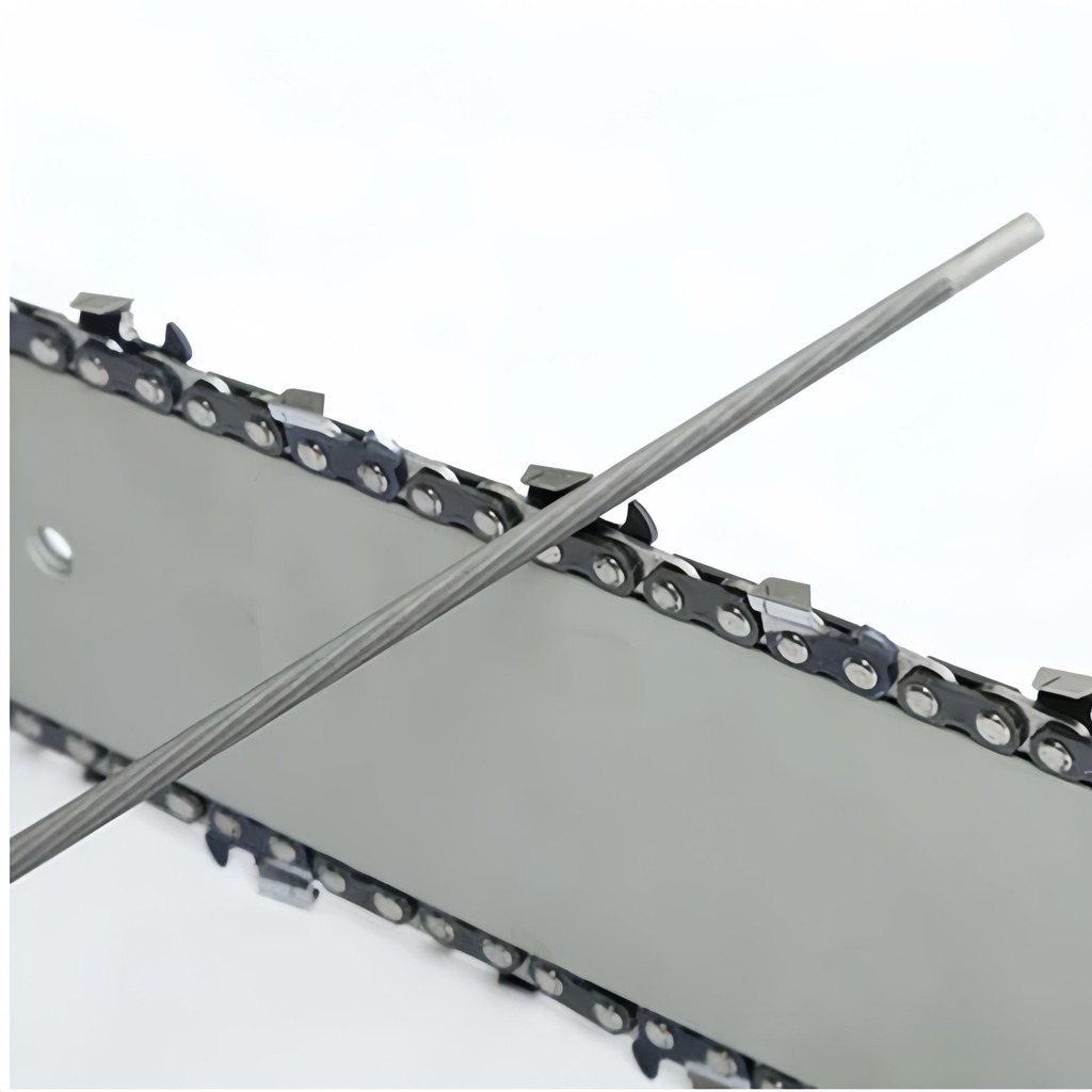 Chainsaw Chain File Chainsaw File Sharpener Round Handle Chain Saw File ...