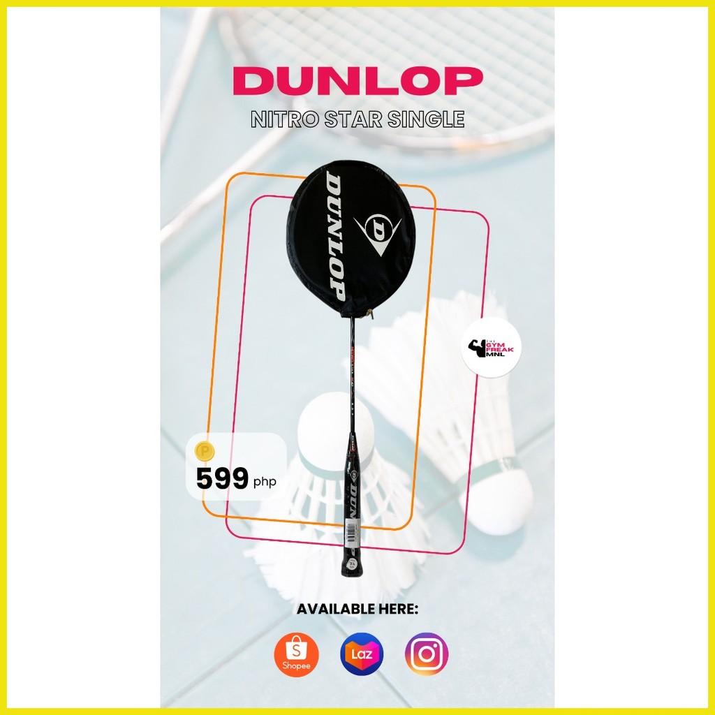 Dunlop Badminton Racket (Single) | Shopee Philippines