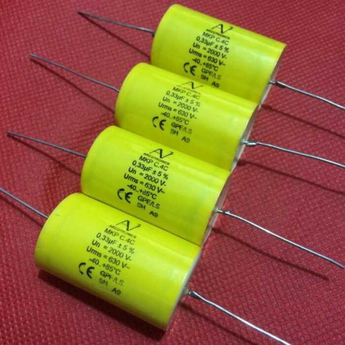 Disassembled Italian AV P 2000V 0.33UF High-Fidelity Axial Coupling ...