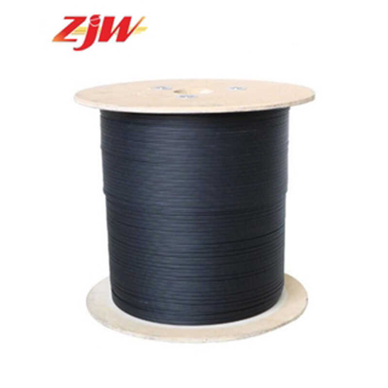 ZJW FTTH Fiber Optic Drop Cable 1000Meters 2000Meters 3 Steel Wire 1Km ...