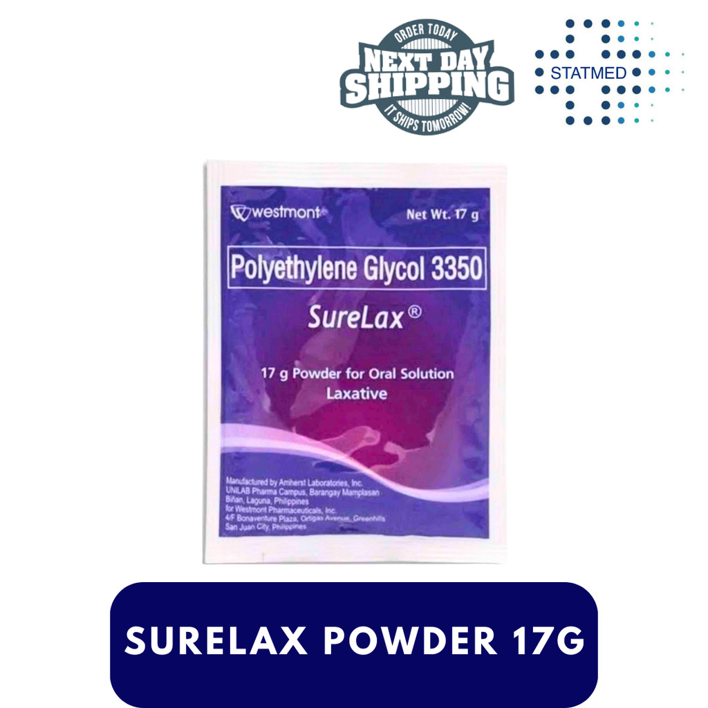 Surelax 17g Powder for Oral Solution Sachet Laxative l 7 & 14 Sachets ...