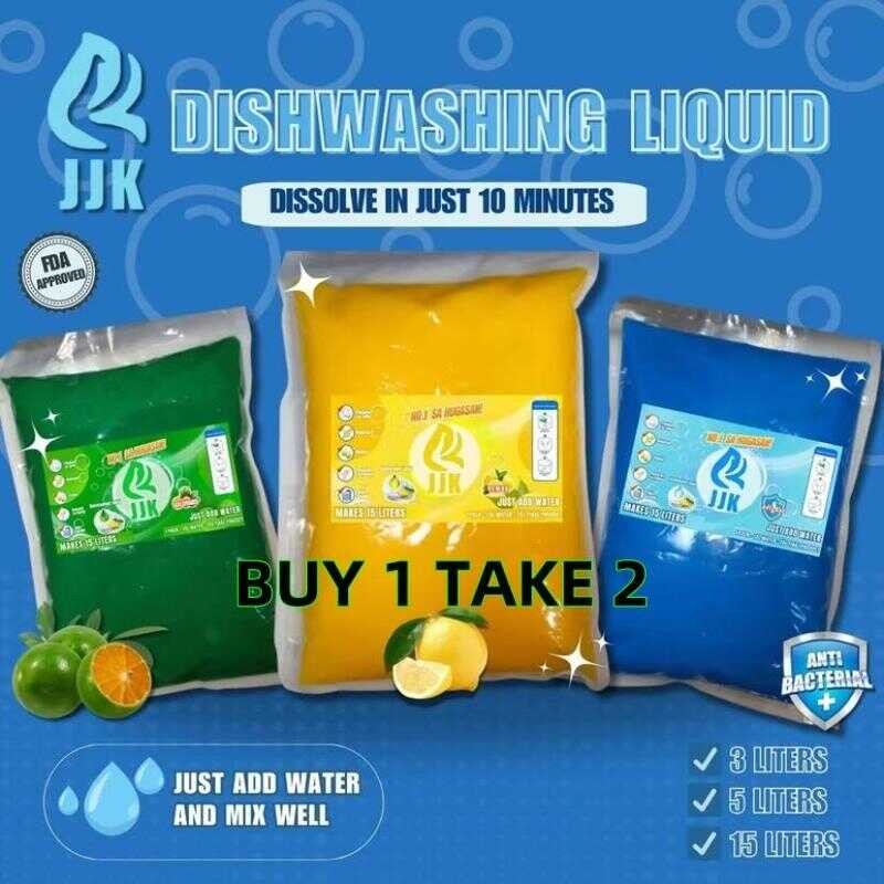 [Fda] BUY 1 TAKE 2 Jjk-Original DIY Dishwashing Liquid Kit Easy Formula Calamansi & Lemon Scent ...