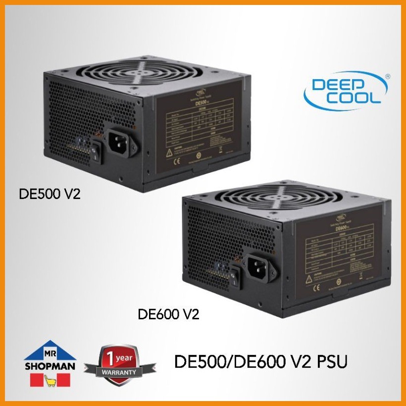 Deepcool DE500 V2 / DE600 V2 450w PSU Power Supply | Shopee Philippines