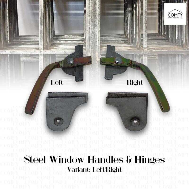 (Left/Right) Steel Window Accessories Heavy Duty Handle Handles Hinge ...