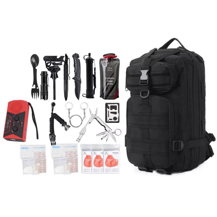 Go Bag Backpack Disaster Rescue First Aid Camping Emergency Survival ...