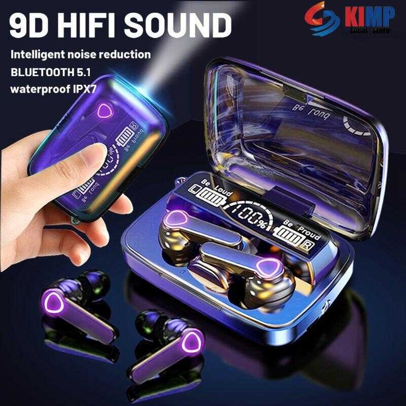 M19 TWS Wireless Bluetooth LED Digital Touch Control Earphones 2000Mah ...