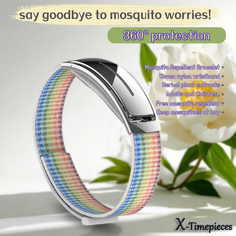 Deet-Free Long-Lasting Mosquito And Insect Bracelet, All-Natural ...