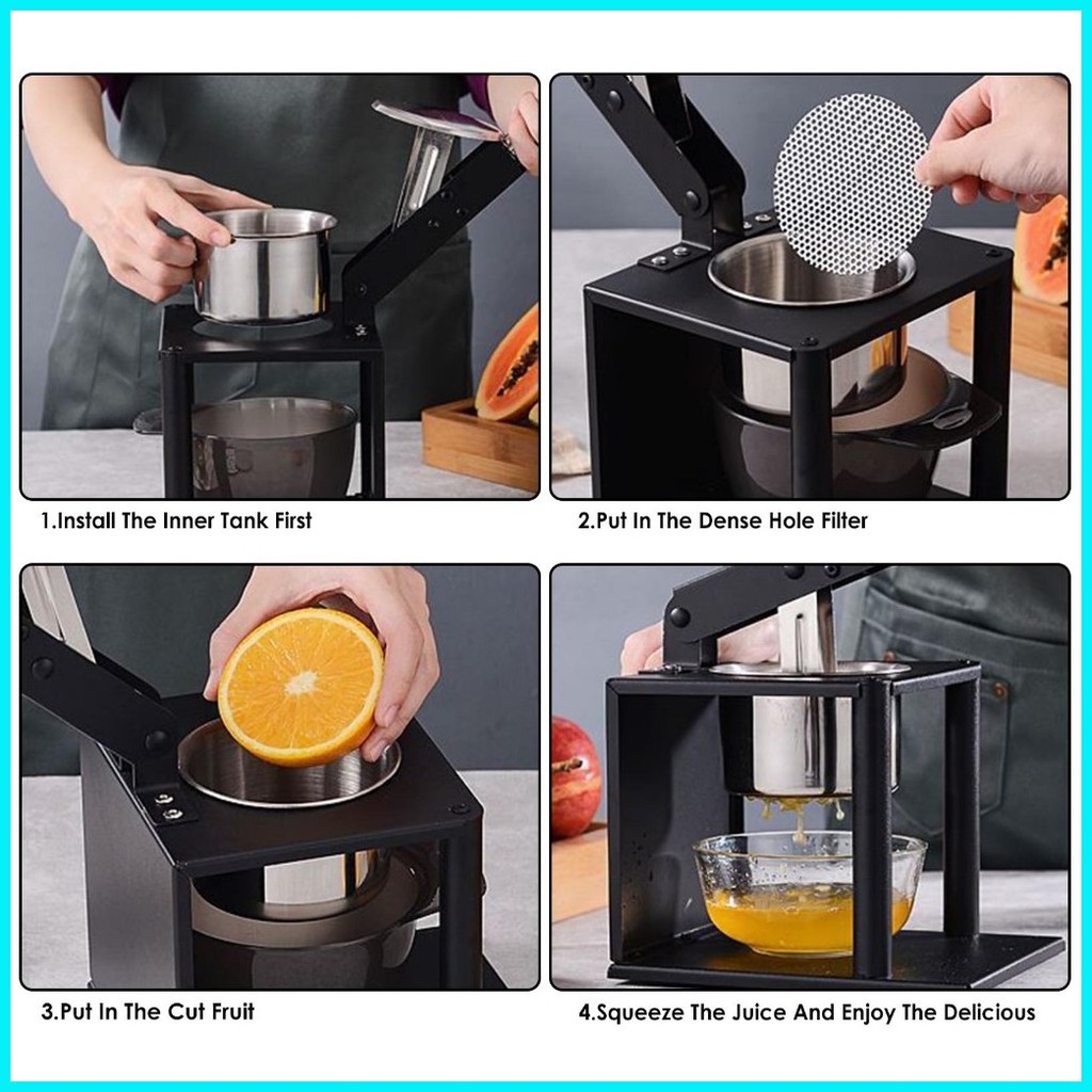 Manual Juicer Household Squeeze Fruit Juice Lemon Watermelon Juice ...