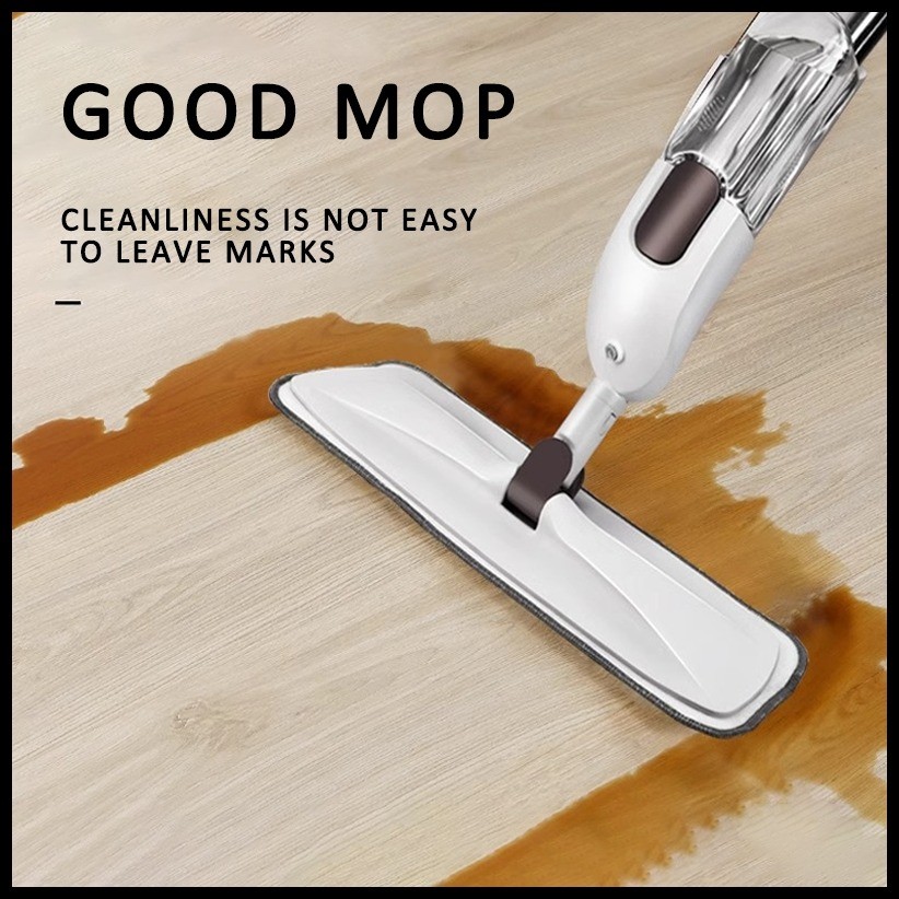 Spray Mop For Floor Wet Dry Microfiber Mop 360°Rotating Cleaning Flat ...