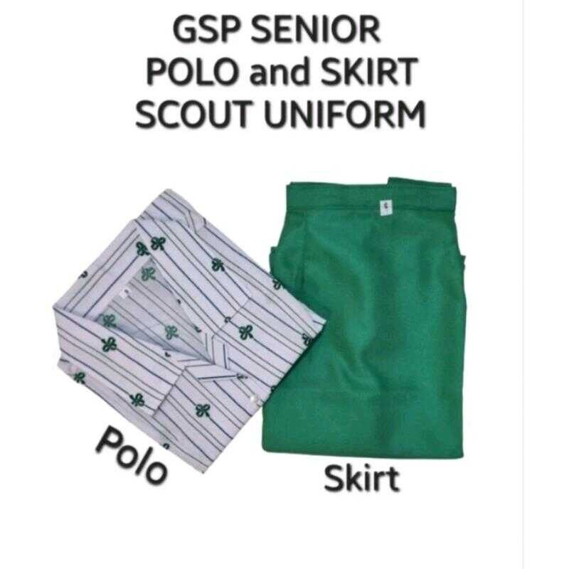 GSP Senior POLO And SKIRT SCOUTING UNIFORM 3 | Shopee Philippines