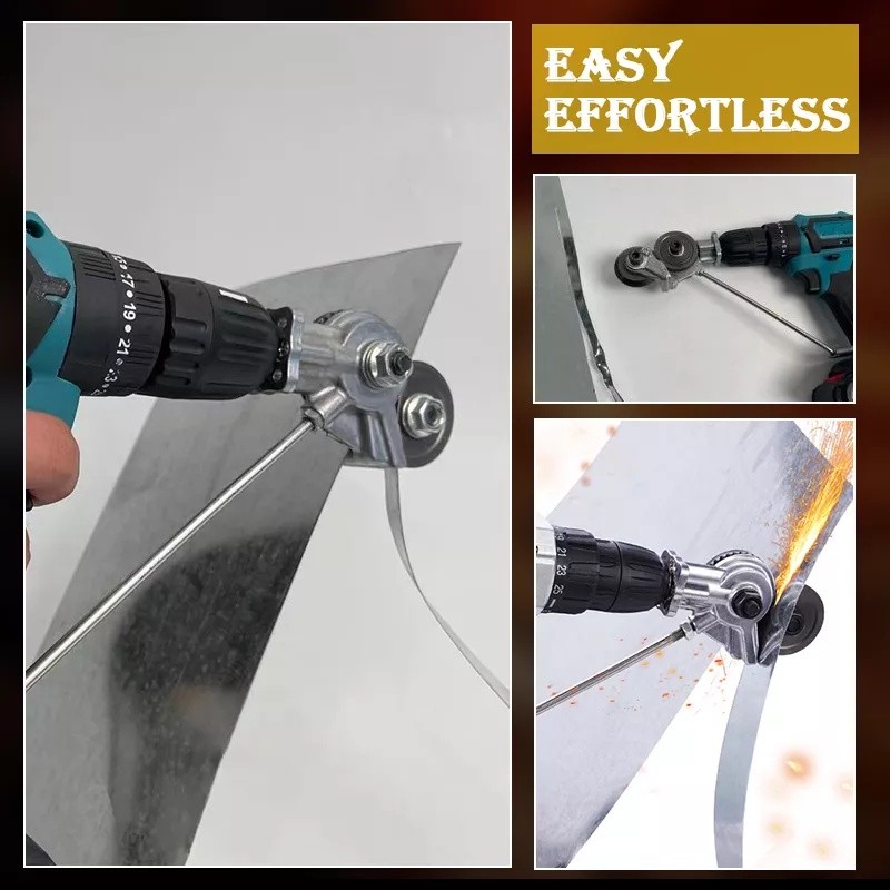 Electric Drill Plate Cutter DIY Metal Sheet Cutter Free Cutting Tool ...