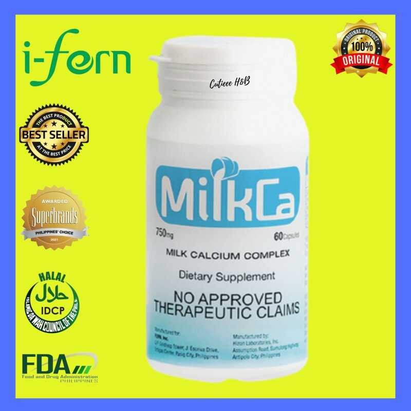 Ifern Milkca Milk Calcium Complex Capsules C E | Shopee Philippines