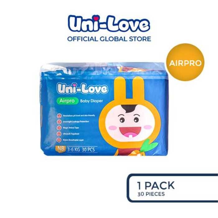 Unilove Airpro Baby Diaper 30'S (Newborn) Pack Of 1 42F | Shopee ...